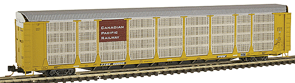 Red Caboos - Bi-Level Auto Racks Assembled Single w/Micro Trains Trucks ...