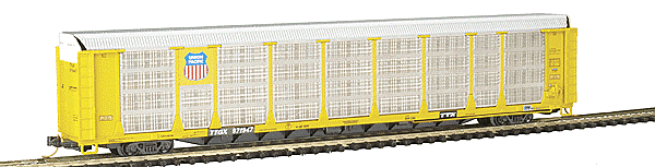 Red Caboos - Bi-Level Auto Racks Assembled Single w/Micro Trains Trucks ...