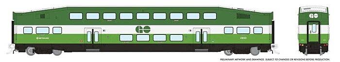 Rapido - Bi-Level Commuter Coach - Ready to Run - Go Transit/Metrolinx ...