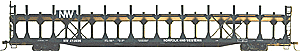 Accurail - Bi-Level Open Auto Rack - Norfolk & Western - 112-9207