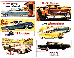 Blair Line - Billboard Signs - 1950s Cars #1 - 184-2417