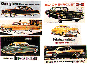 Blair Line - Billboard Signs - 1950s Cars #2 - 184-2418