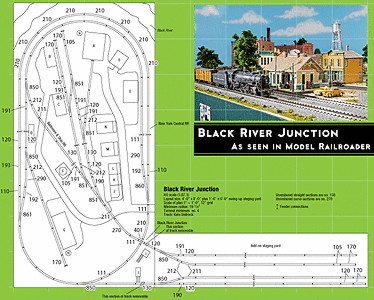 Kato - Black River Junction Layout Track Set - Unitrack - 381-30680