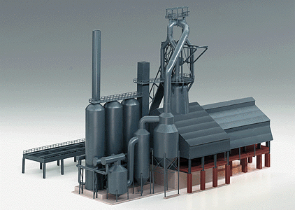 Marklin - Blast Furnace - Kit - 19-5/16 x 7-3/16 x 14-3/4" 49 x 18.2 x ...