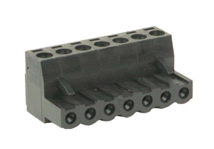 Digitrax - BLKBOOSTPLU Black Booster Terminal Plug - Black - 245-BLKBOSTPLU