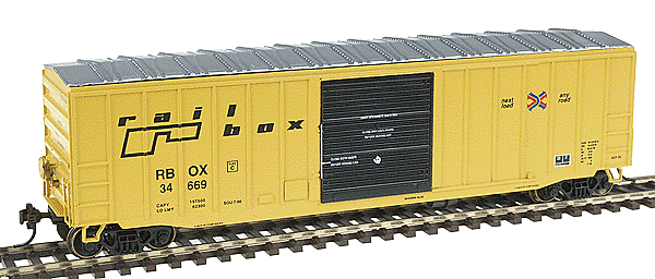 LBF - Blue Line ACF 50'6" Single Corrugated Door Boxcar w/Droop Sill ...