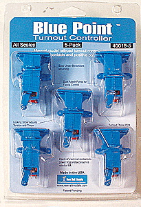 New Rail - Blue Point(TM) Turnout Controller pkg(5) - 501-400185