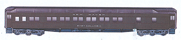Laser-Art - Blueprint Series 12-1 Pullman Sleeper - Plastic Kit - New Haven "East Columbia ...