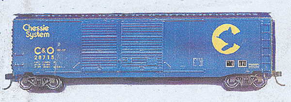 Laser-Art - Blueprint Series 50' AAR Double-Door Boxcar - Chessie (C ...