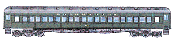Laser-Art - Blueprint Series 80' Single Window Coach - Plastic Kit ...