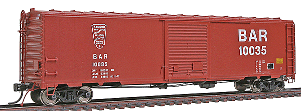 Laser-Art - BluePrint Series(R) 50' Boxcar w/9' Door Assembled - Bangor ...