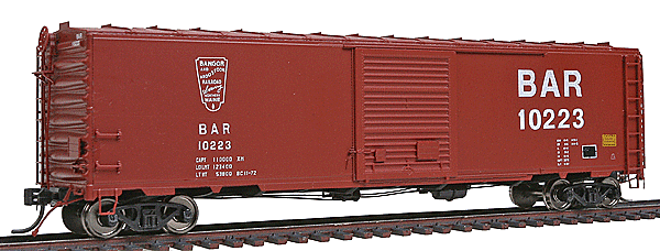 Laser-Art - BluePrint Series(R) 50' Boxcar w/9' Door Assembled - Bangor ...