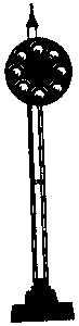 NJ Intl - B&O-Style Color Position Light CPL Signal - Bracket CPL Type ...