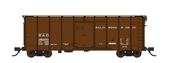 Fox Valley - B&O Class M-53 Wagontop Boxcar w/Flat Doors - Ready to Run ...
