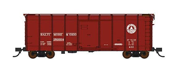 Fox Valley - B&O Class M-53 Wagontop Boxcar w/Flat Doors - Ready to Run ...
