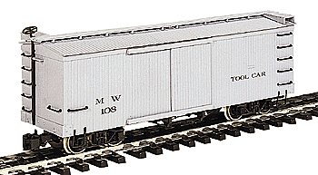 Bachmann - Boxcar w/Metal Wheels - Maintenance-of-Way - 160-93362