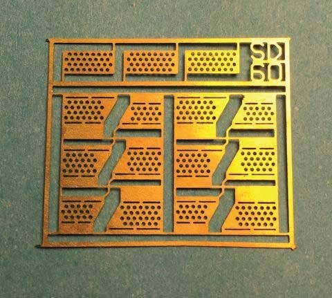 A Line - Brass Diesel Steps For Railpower Shells - SD60 - 116-29231