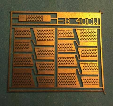 A Line - Brass Diesel Steps For Railpower Shells - 8-40CW - 116-29232