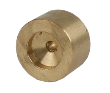 NWSL - Brass Flywheel,Press-fit - For 1.5mm Shaft 11mm OD x 7mm L - 53-4086