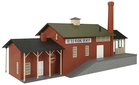 MTH - Brewery w/Operating Smoke - Old Reading Brewing Co. - 507-3090133