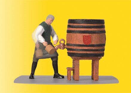 Viessmann - Brewmaster Tapping a Barrel Animated Figure - 769-1546