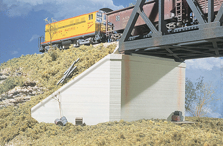Walthers - Bridge Abutment for Double Track Truss Bridge - 5-5/8 x 4 x ...