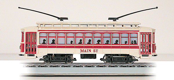 Bachmann - Brill Trolley - Standard DC - Main Street (white, red) - 160 ...