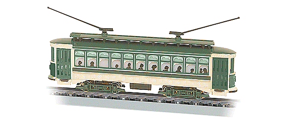 Bachmann - Brill Trolley - Standard DC - Green, Cream, Brown - 160-61093