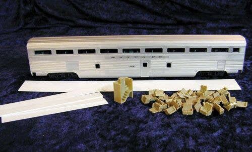 Palace Car - Budd Hi-Level Car Interior - Kit - Fits Train Station ...