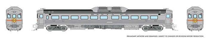 Rapido - Budd RDC-1 Phase 1 - Standard DC - Santa Fe #DC-191, DC-192 ...