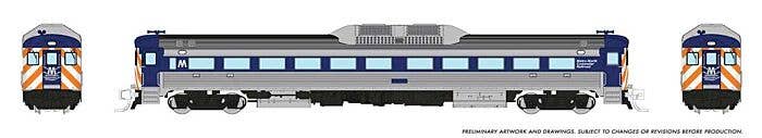 Rapido - Budd RDC-1 Phase 1 - Standard DC - MTA Metro North - 606-516008