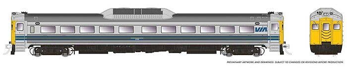 Rapido - Budd RDC-1 Phase 1c - Sound and DCC - VIA Rail Canada #6115 ...