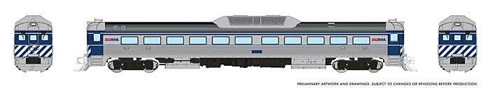 Rapido - Budd RDC-1 Phase 2 - Sound and DCC - BC Rail (silver, blue ...