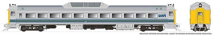 Rapido - Budd RDC-9 - Standard DC - VIA Rail Canada #6006 (stainless ...
