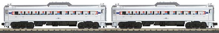 MTH - Budd RDC Railcar 2-Car Set - 3-Rail - Unpowered - RailKing(R ...