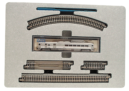 Kato - Budd RDC Railcar w/UNITRACK 2' x 4' Oval - Rock Island - 381-10601C