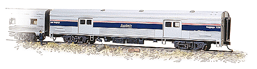 Walthers - Budd Streamlined 73' Baggage Car Ready to Run - Amtrak(R ...