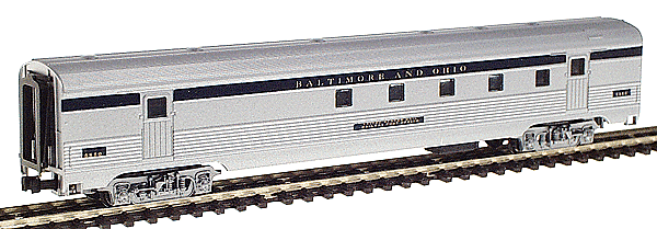 Con-Cor - Budd Streamlined Corrugated Side 72' RPO Car - Baltimore ...