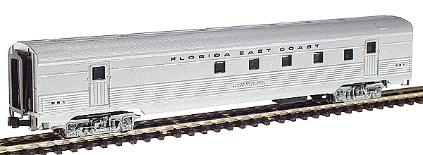 Con-Cor - Budd Streamlined Corrugated Side 72' RPO Car - Florida East ...