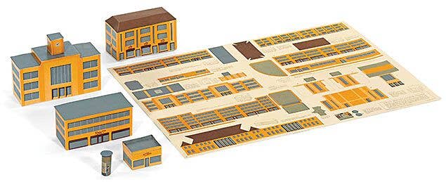 Wiking - Building Cut-Out Sheet - Printed Cardstock Kit - 781-111001