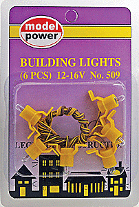 Model Pwr - Building Interior Lights - pkg(6) - 490-509