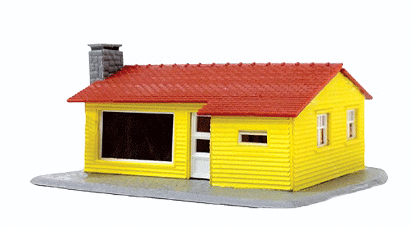 Model Pwr - Building Kits - Ranch House - 490-1587