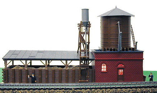 Model Pwr - Built-Up Buildings - Steam Locomotive Supply Building - 490-572