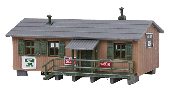 Model Pwr - Built-Up Buildings Lighted w/Two Figures - Railroad Union ...