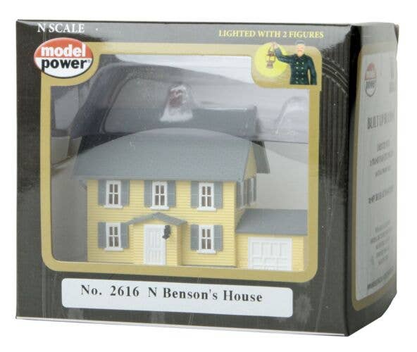 Model Pwr - Built-Up Buildings Lighted w/Two Figures - Benson's House ...