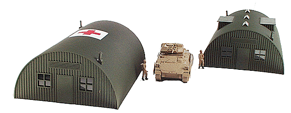 Model Pwr - Built-Up Buildings Lighted w/Two Figures & Vehicle ...