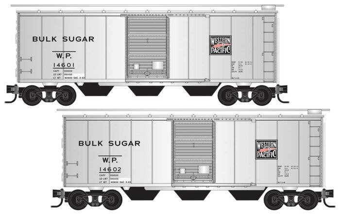 MicroTrain - Bulk Sugar Car 2-Pack - Ready to Run - Western Pacific ...