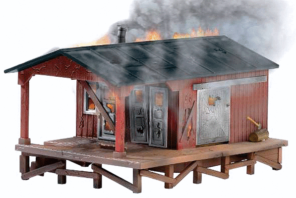 Lionel - Burning Hobo Depot - 434-616846