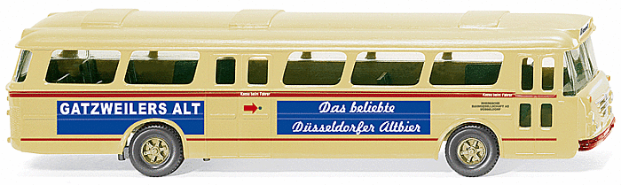 Wiking - Bussing Senator Bus - Gatzweilers Alt (yellow) - 781-72102