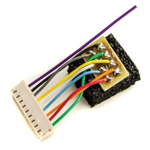 TCS - C628-H T Series DCC Decoder Harness - With 8-Pin NMRA Plug for ...